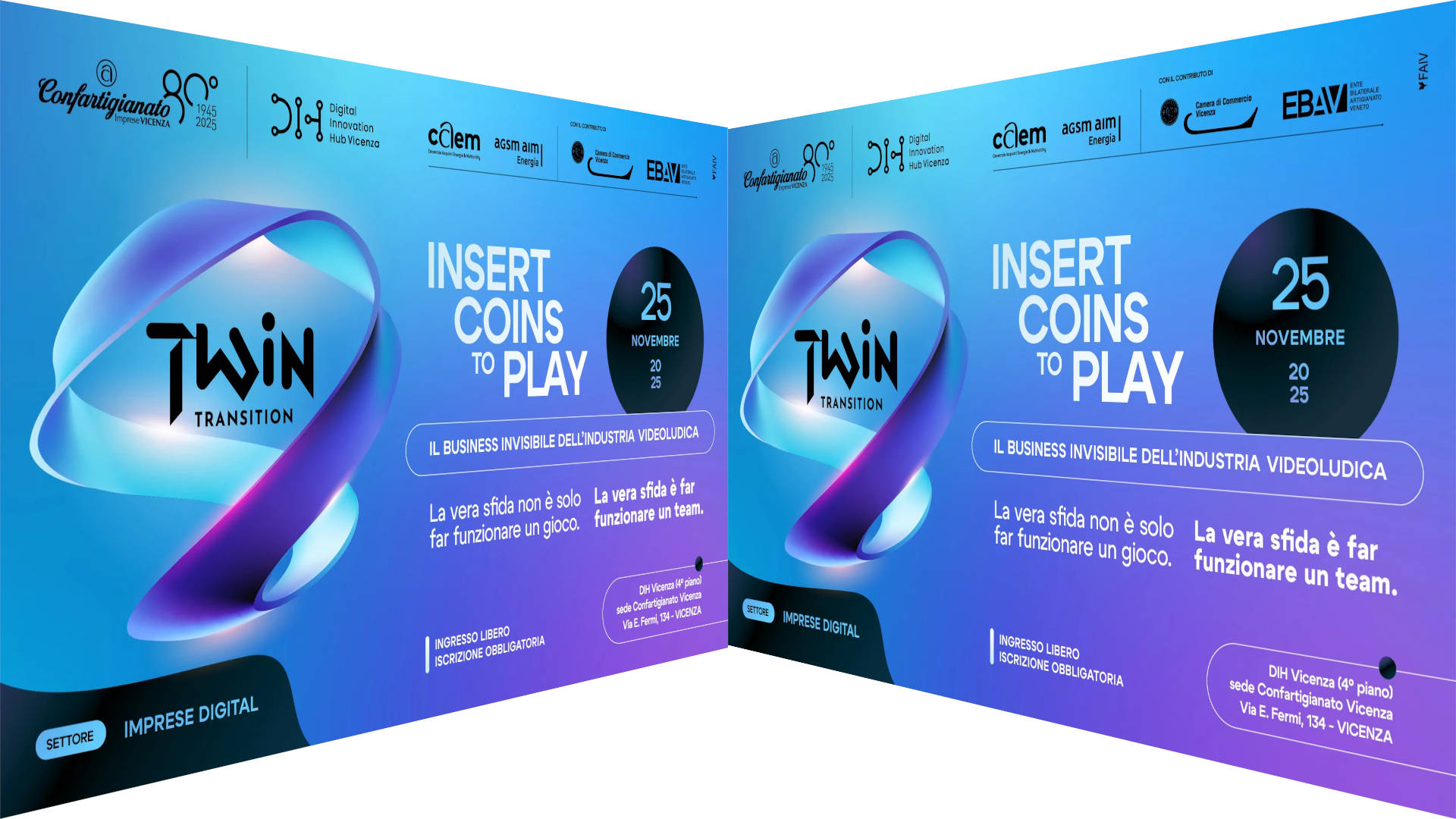 Insert Coins to Play - Confartigianato Vicenza